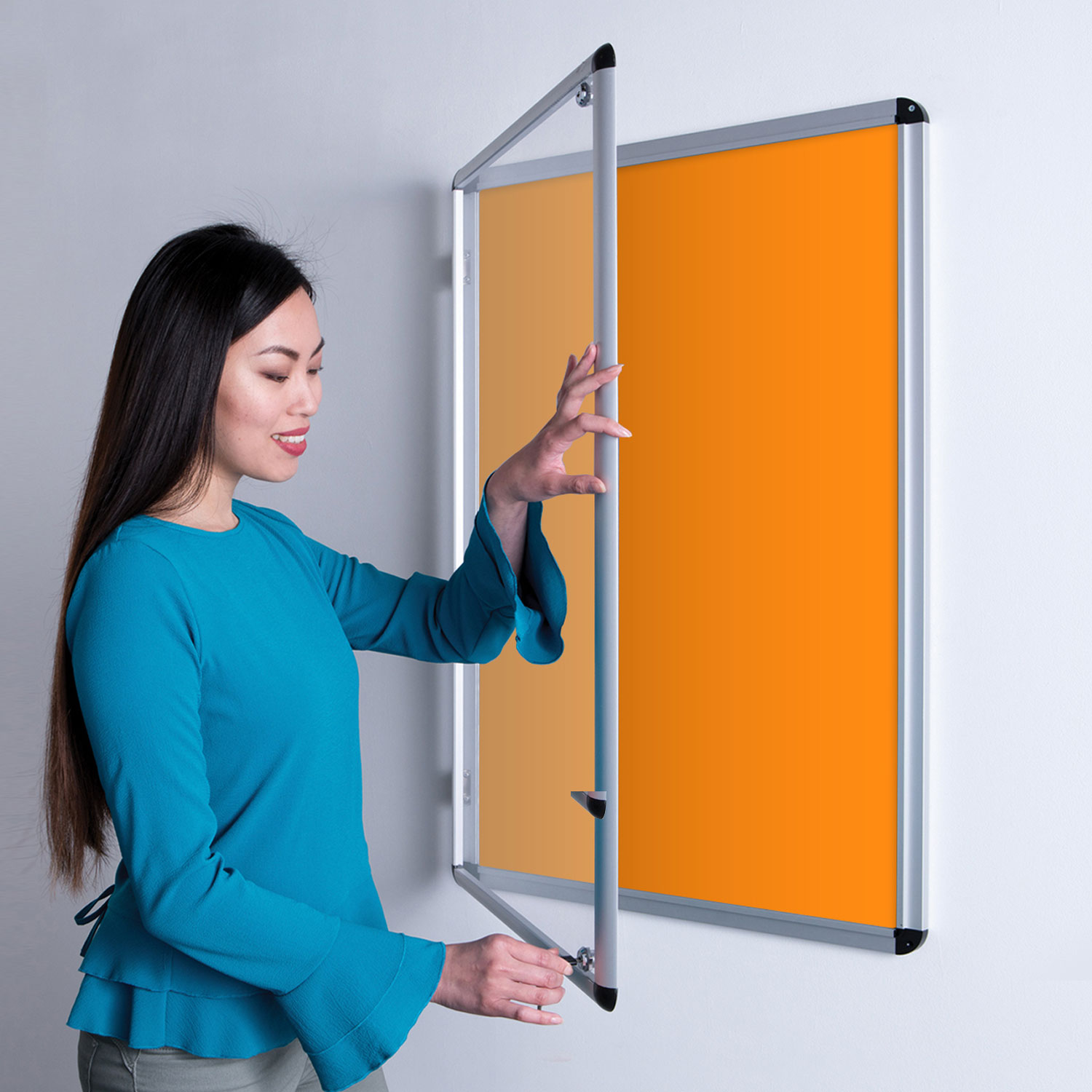 Vibrant Tamperproof Lockable noticeboard | Wonderwall Products Ltd