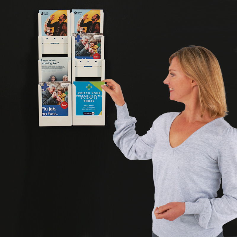 Expanda stand Solo | 8 x A5 Pocket | White | WL20-WLES1016/WH