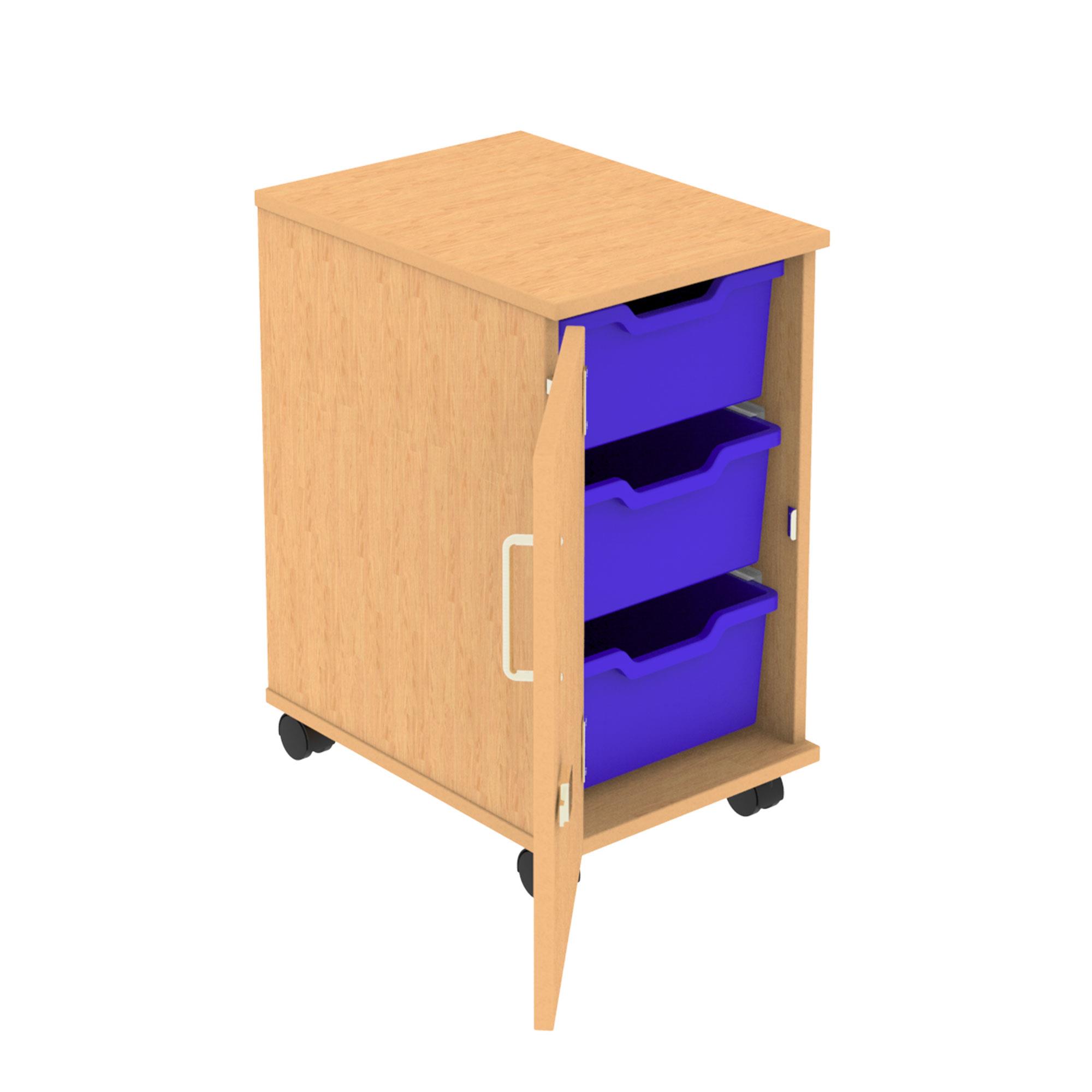 School Tray Storage - 3 Deep Trays | Wonderwall Products Ltd