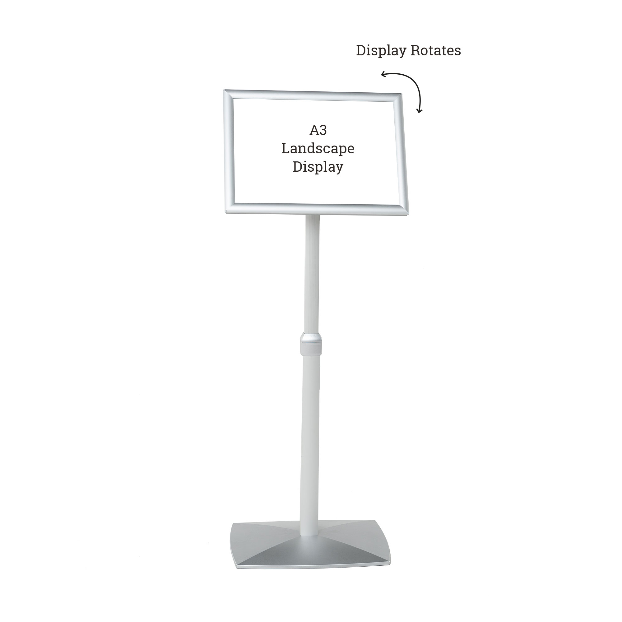 Height Adjustable Information Stands | Wonderwall Products Ltd