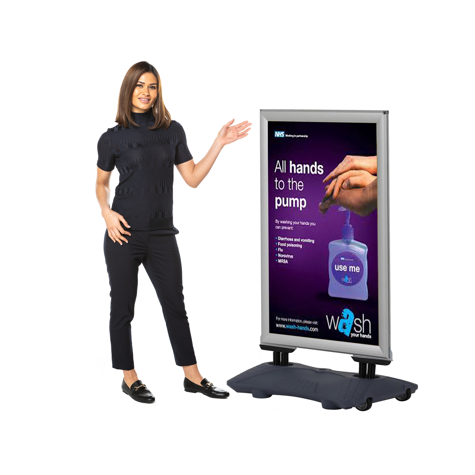 Showpoint Water Base Pavement Sign | Wonderwall Products Ltd