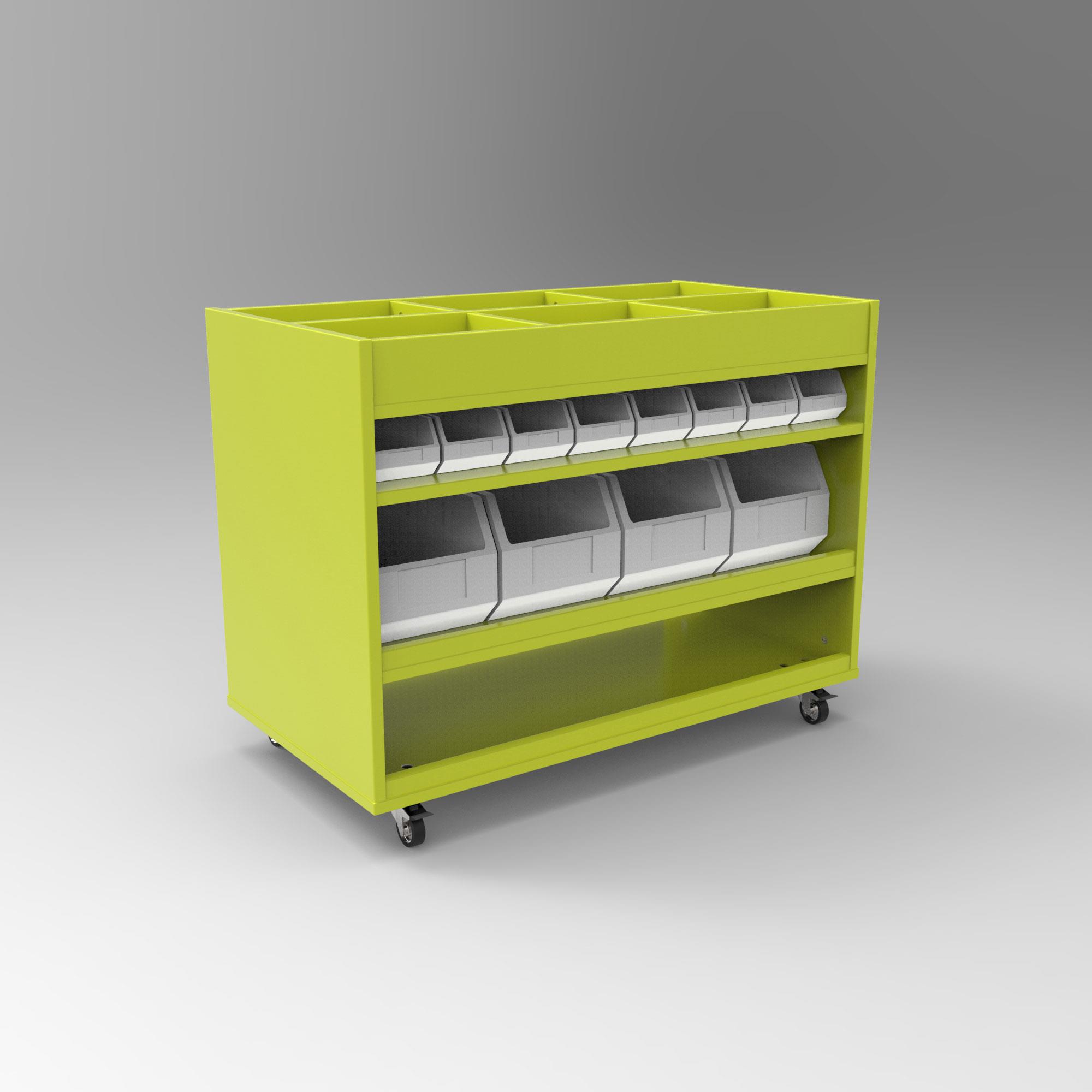 Childrens Kinderbox General Purpose Storage | Lime | WC78-WC4/LB