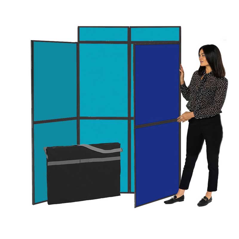 TruBlue® Panel Folding Display Kit | 8 Panel - (H) 2000 x (W) 2400mm ...