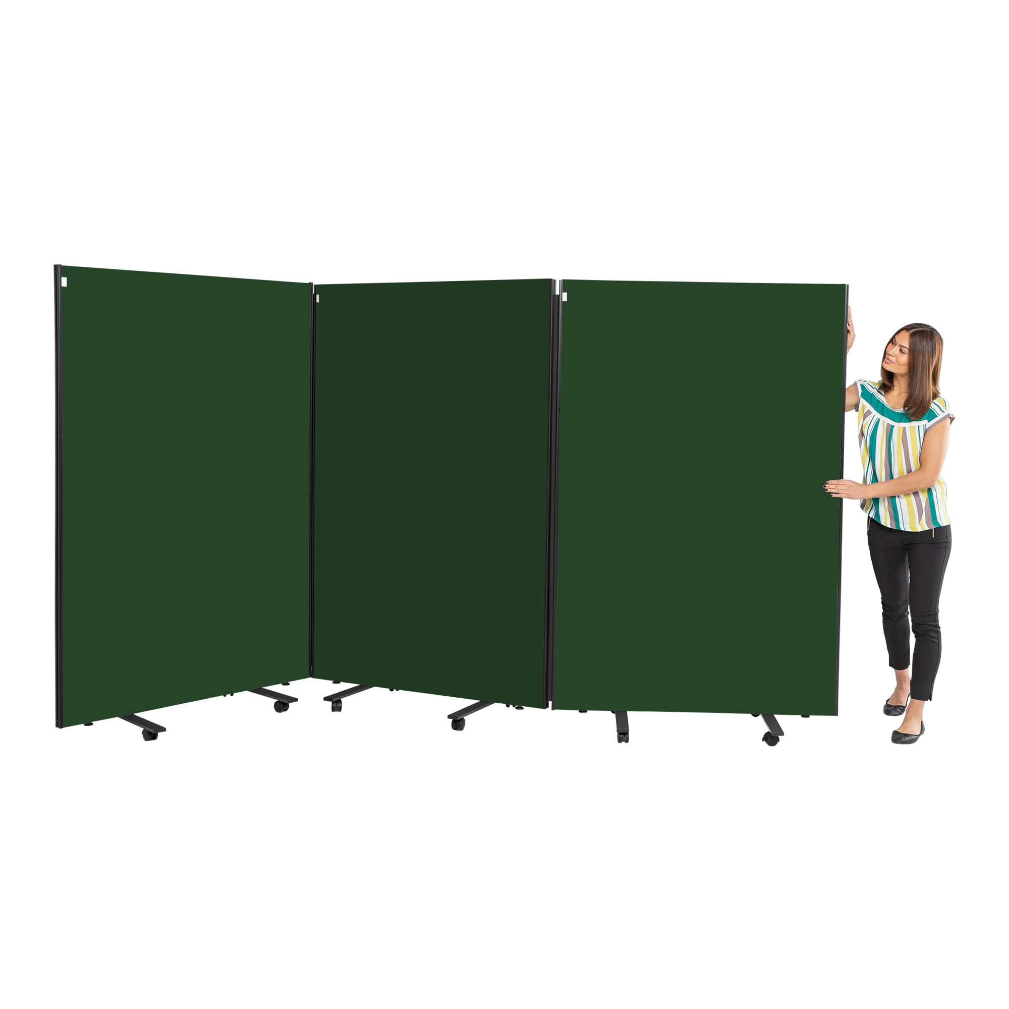 3 Panel Mobile Divider Set - Loop Nylon Cloth | Wonderwall Products Ltd