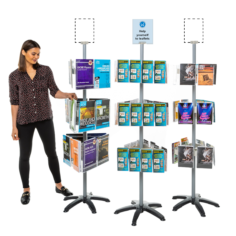 Expanda-Stand™ Carousel | 36 x 1/3 of A4 Pockets | WL12-WLES18
