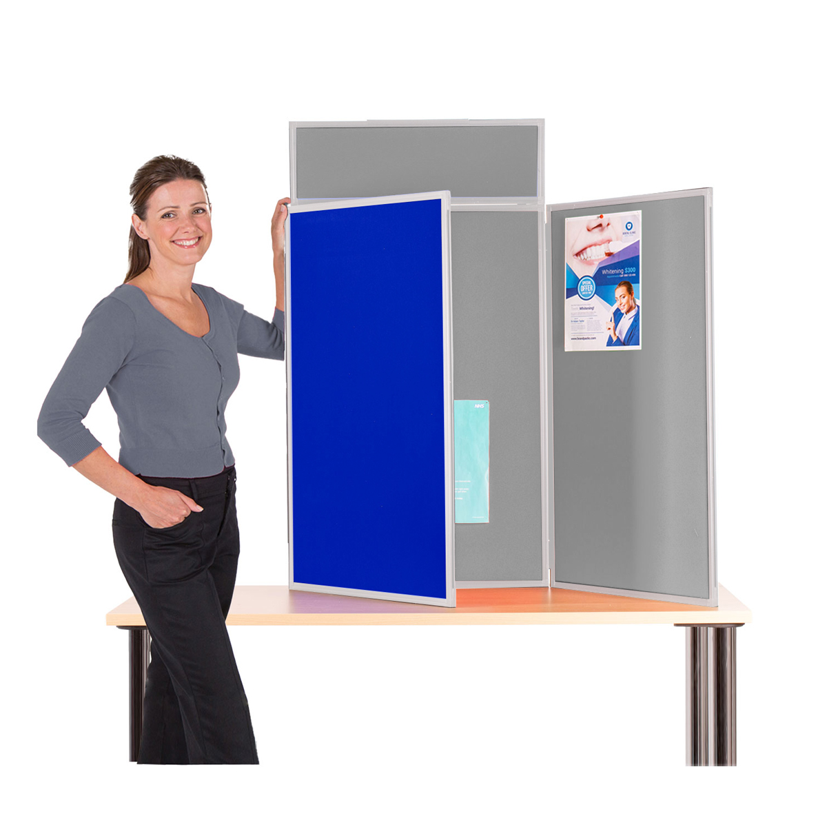 Large Table Top Folding Display System - Plastic Frame | Wonderwall ...