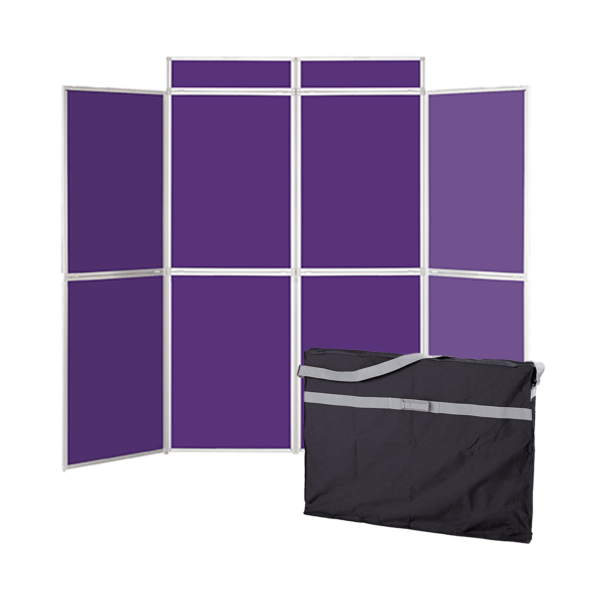 Extra Large Exhibition Display Kit - 8 Panel - Aluminium Frame ...