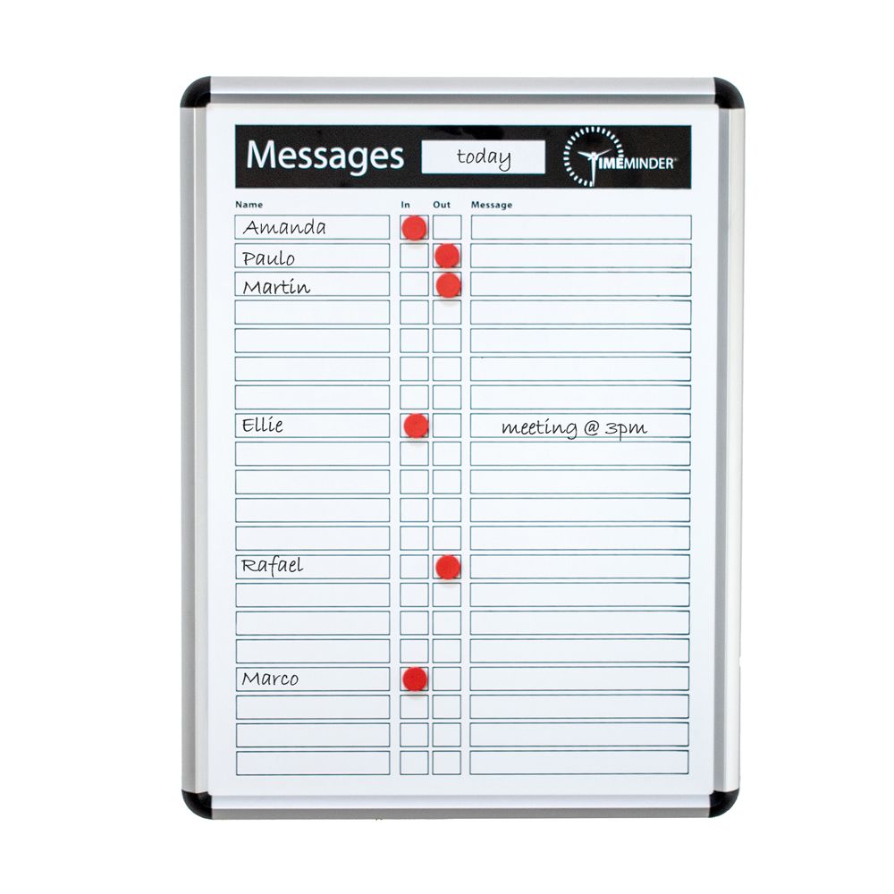 Timeminder® IN / OUT Attendance Board | WW21-WW128