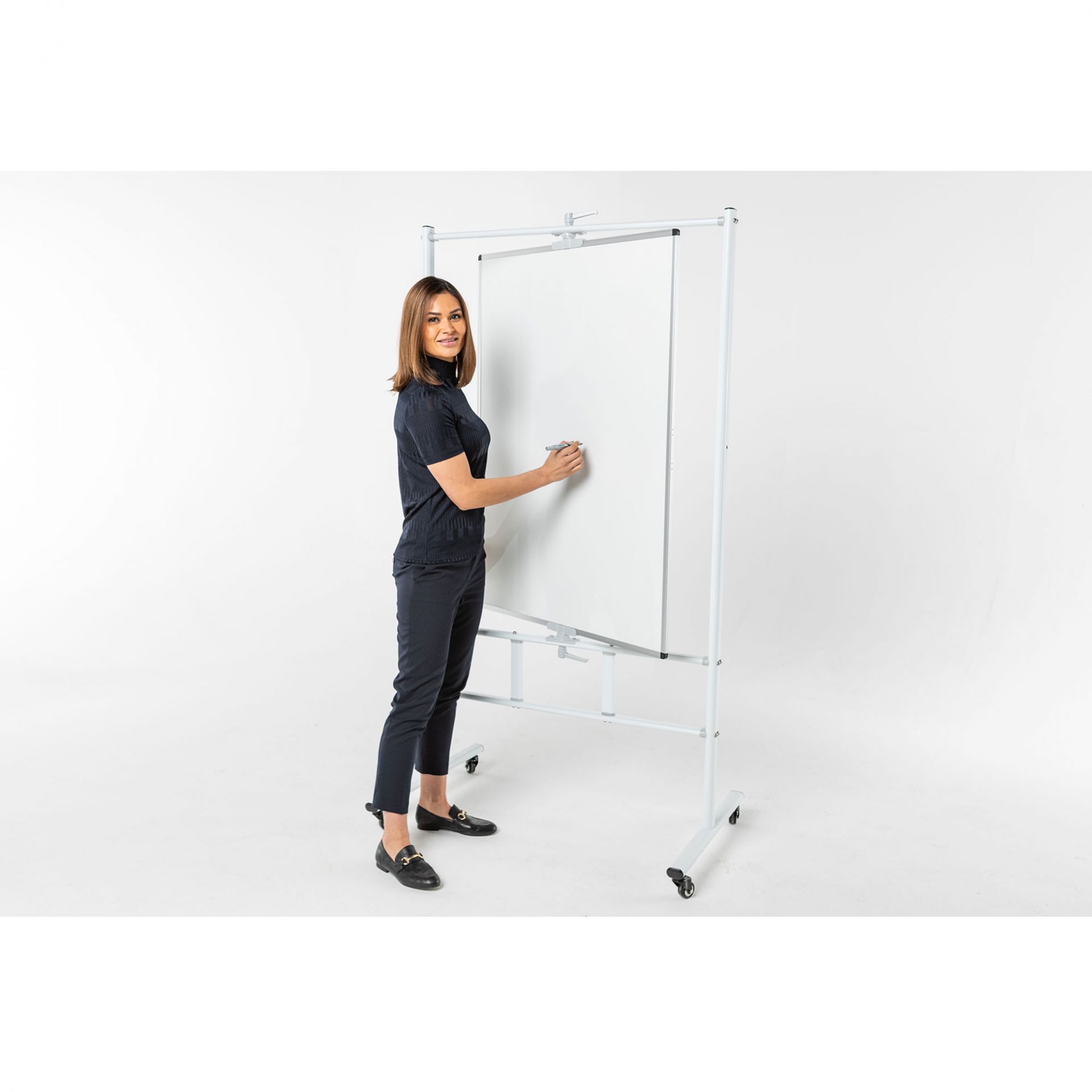 Swing & Tilt Mobile Magnetic Whiteboard | Wonderwall Products Ltd