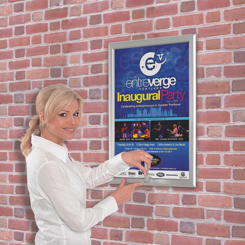 Freestanding Poster Display Stand | Wonderwall Products Ltd