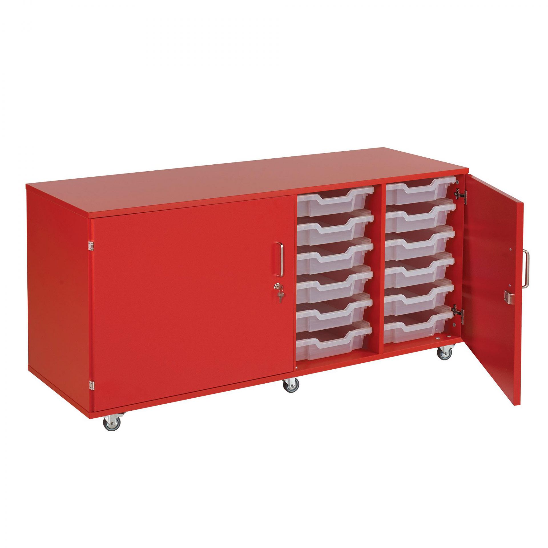 School Tray Storage - 24 Shallow Trays | Wonderwall Products Ltd