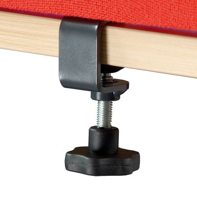 Classic Desk Screen - Loop Nylon | 400 (H) x 1800 (W) | Yellow | Black ...