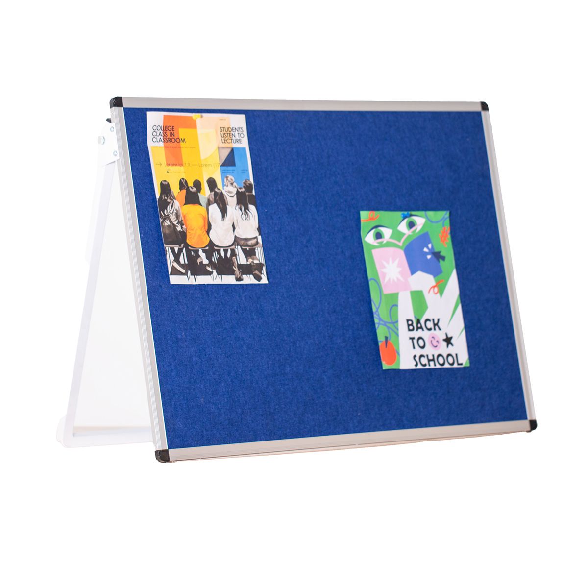 Tabletop Exhibition Display Pinboard 600 x 800 mm | Blue | WN40-JNB69/BL