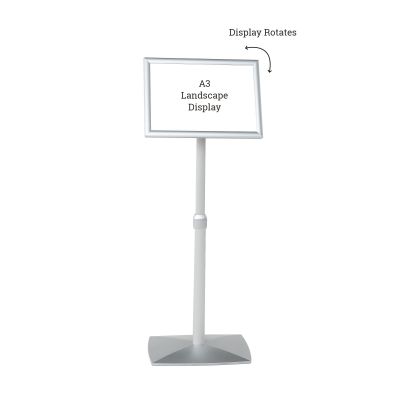 Height Adjustable Information Stands | Wonderwall Products Ltd