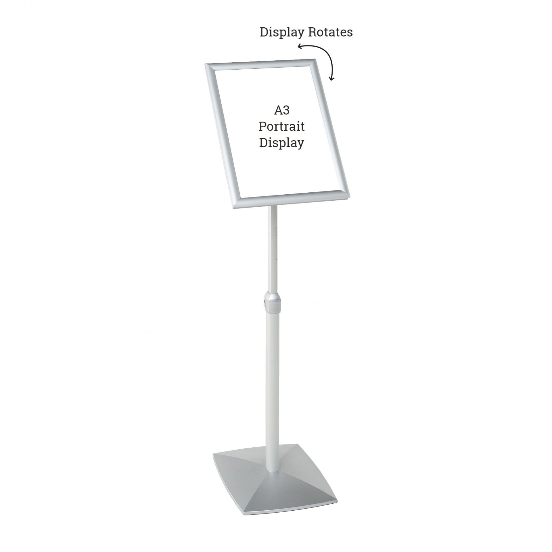 Height Adjustable Information Stands | Wonderwall Products Ltd