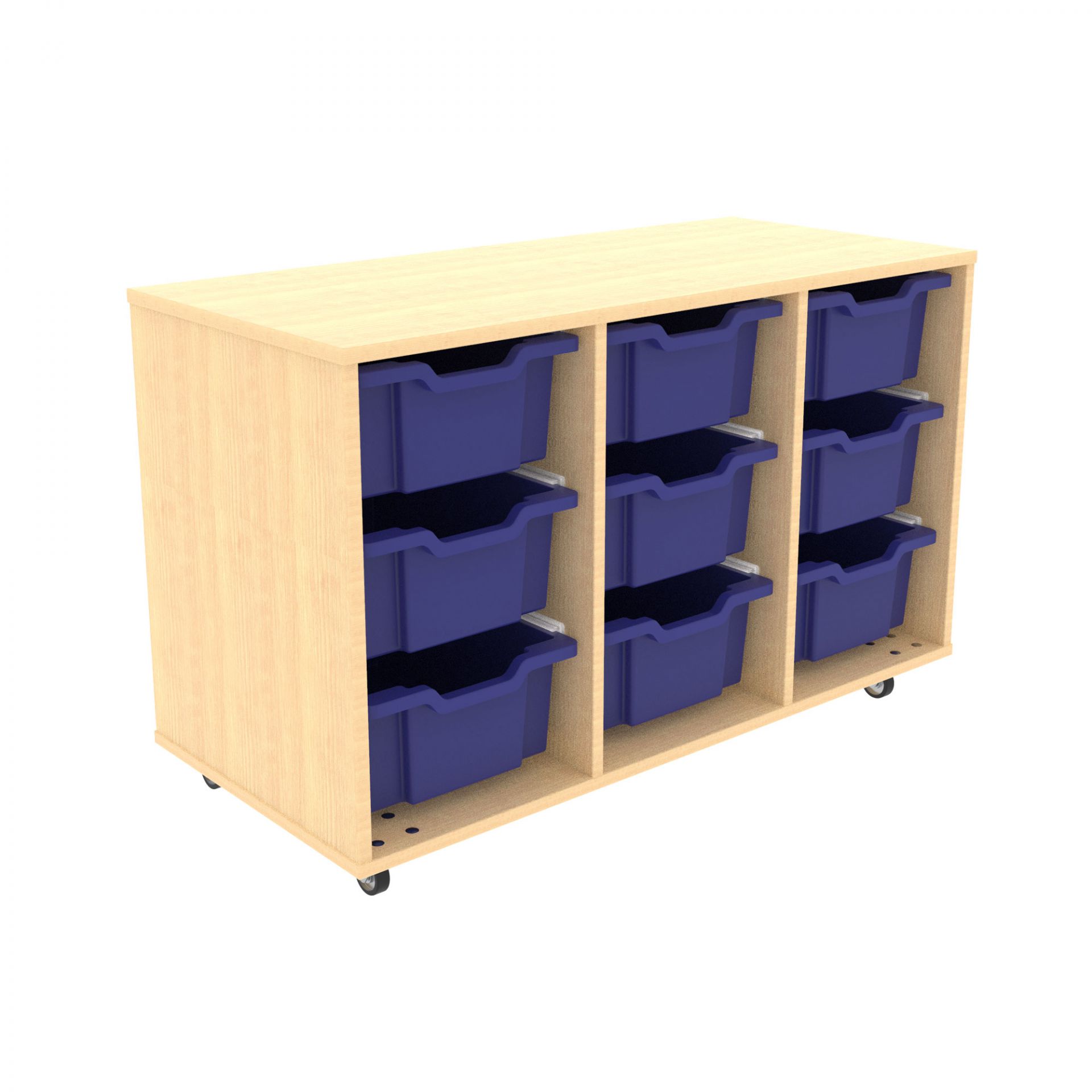 School Tray Storage - 9 Deep Trays | Wonderwall Products Ltd