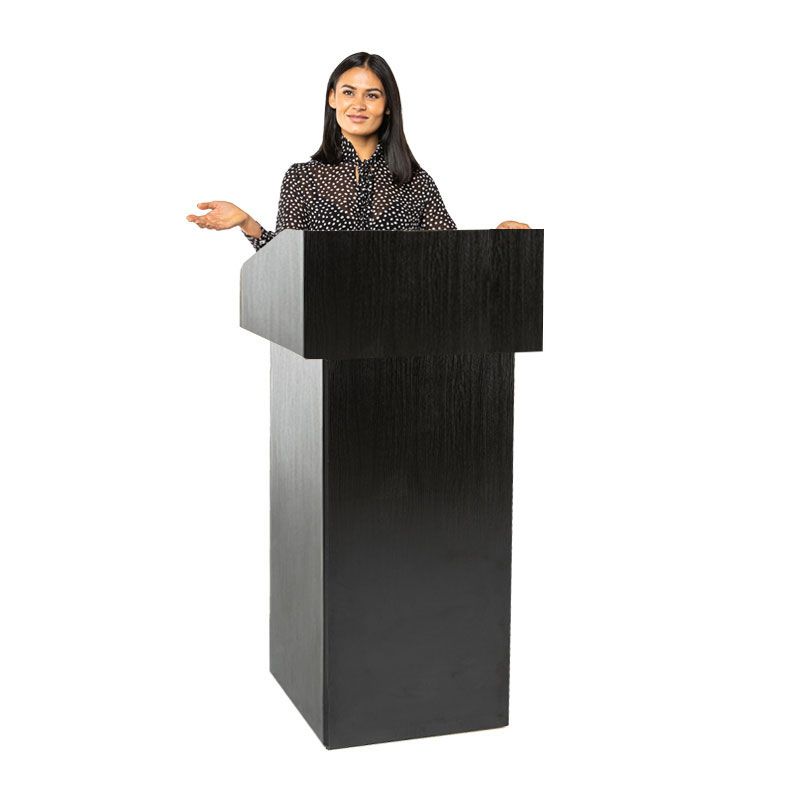 Secure Lectern | Black | WF09-WF118