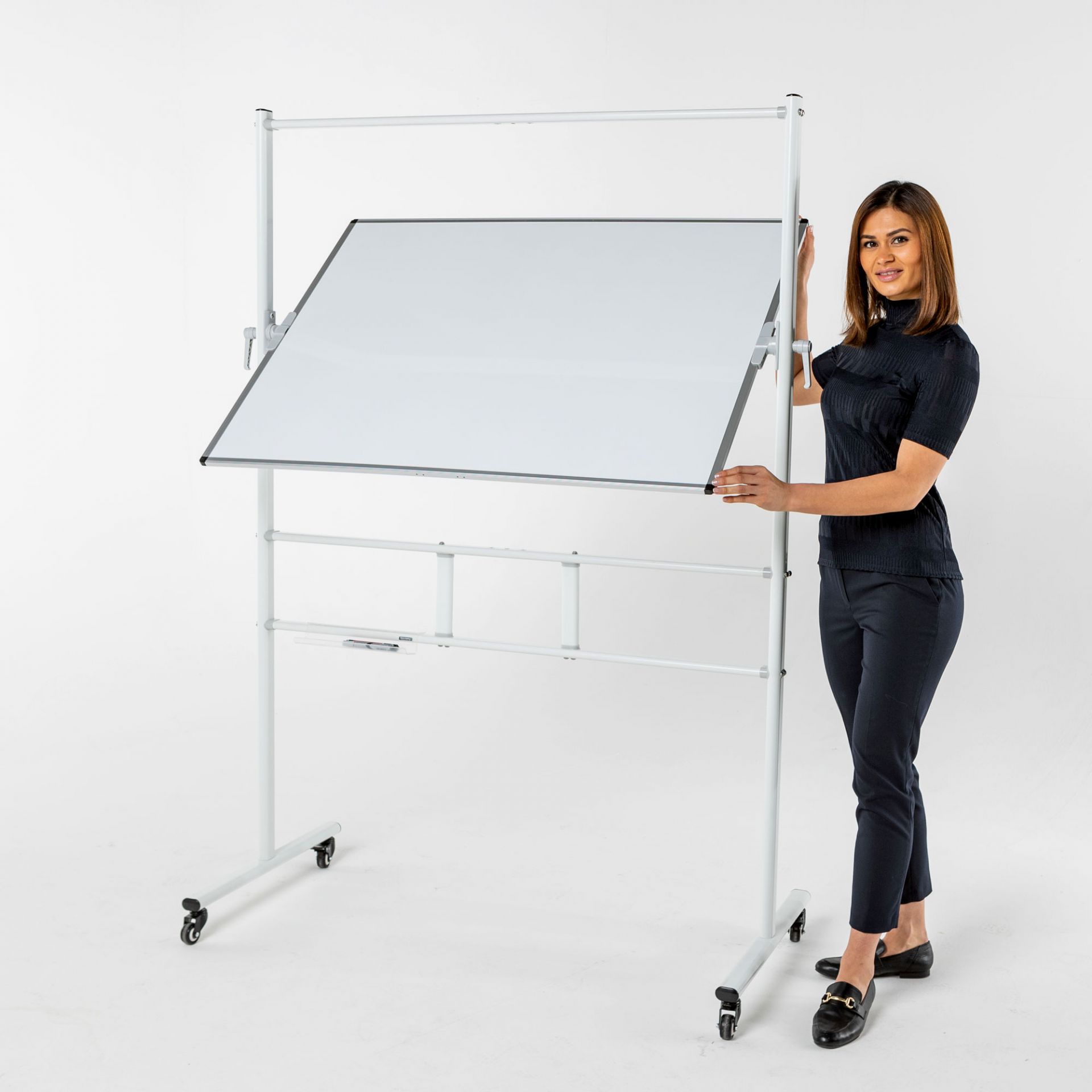 Swing & Tilt Mobile Magnetic Whiteboard | Wonderwall Products Ltd