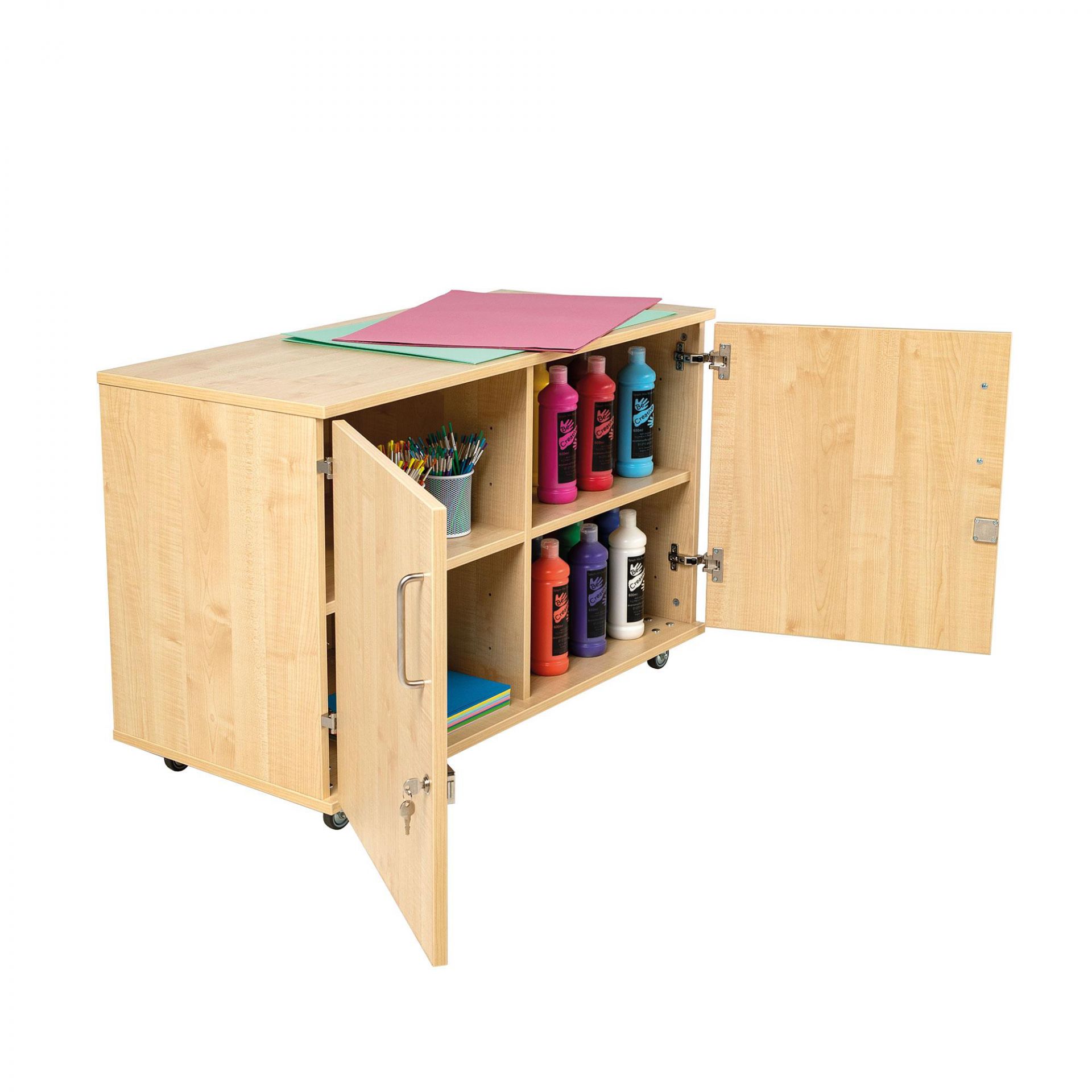 Colourbox Childrens Lockable Cupboard | Wonderwall Products Ltd