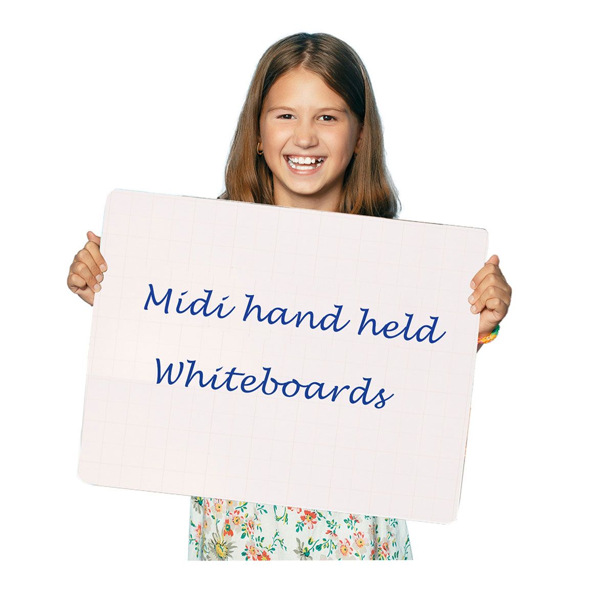 Midi Hand-held Frameless Whiteboard 550 x 440mm | Pack of 50 | WW25-WW505
