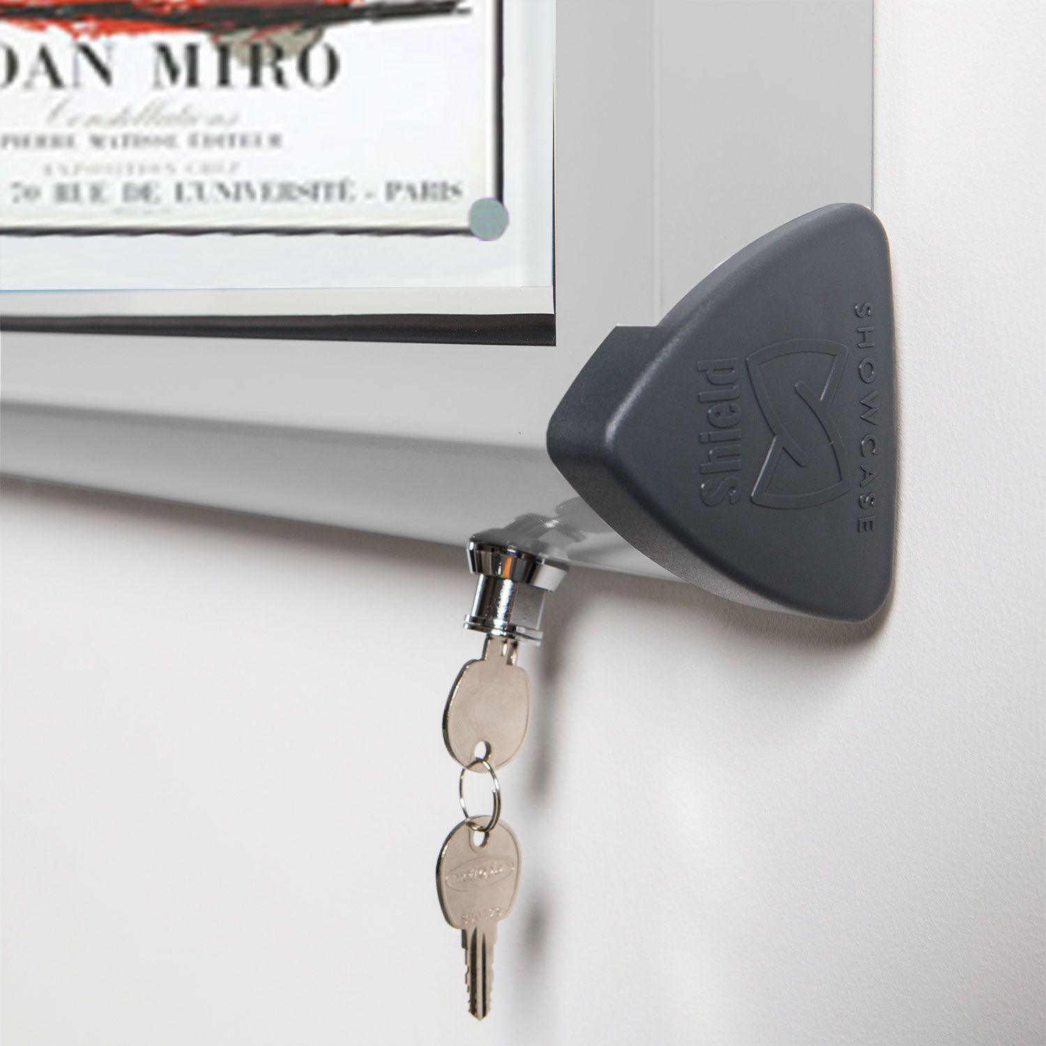 Outdoor Lockable Magnetic Whiteboard with Aluminium Frame | 9 x A4 (H ...