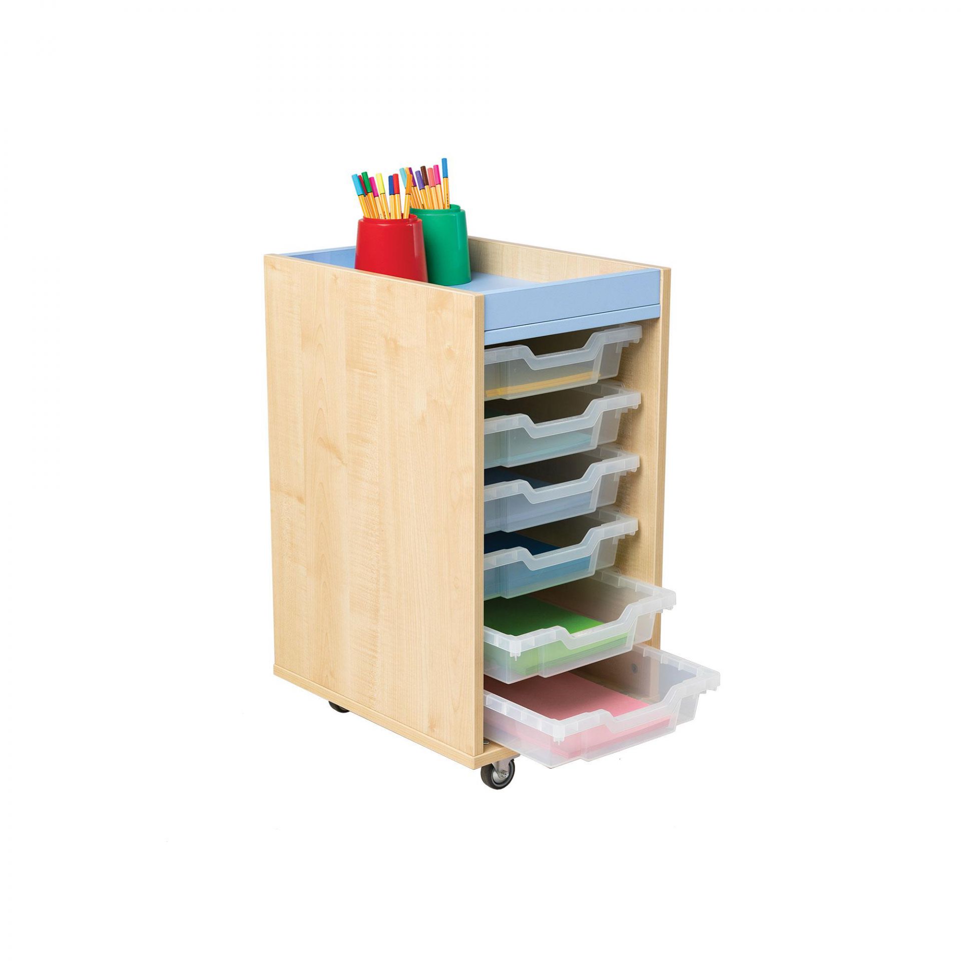 TruBlue School Tray Storage - 6 or 12 Shallow Trays | Wonderwall Products