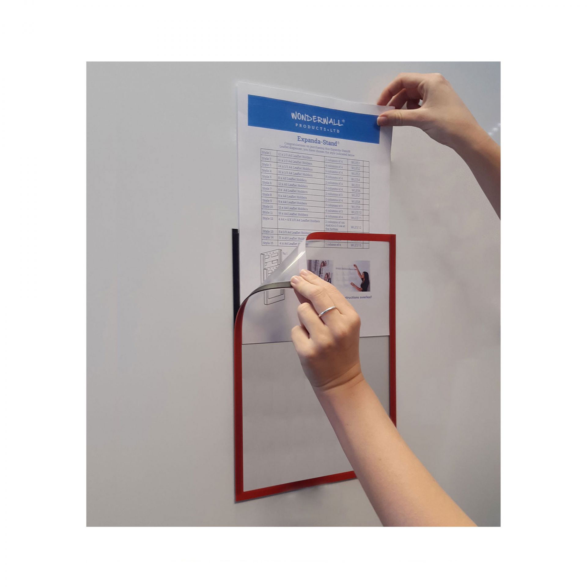 Clear Magnetic Pockets | Wonderwall Products Ltd