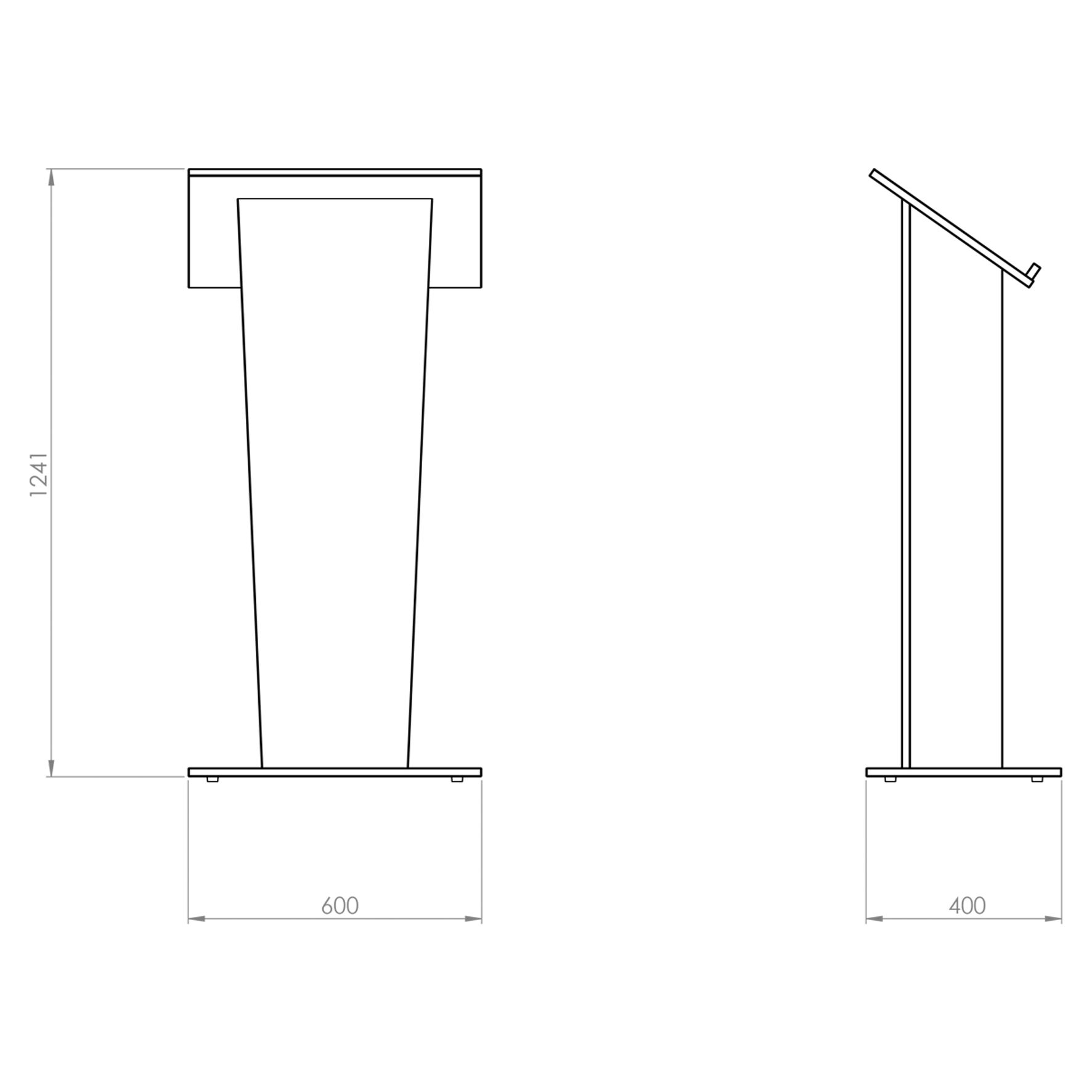 Pedestal Lectern | Wonderwall Products Ltd