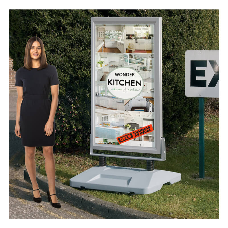 Showpoint Water Base Pavement Sign - 60 x 40 | Wonderwall Products Ltd